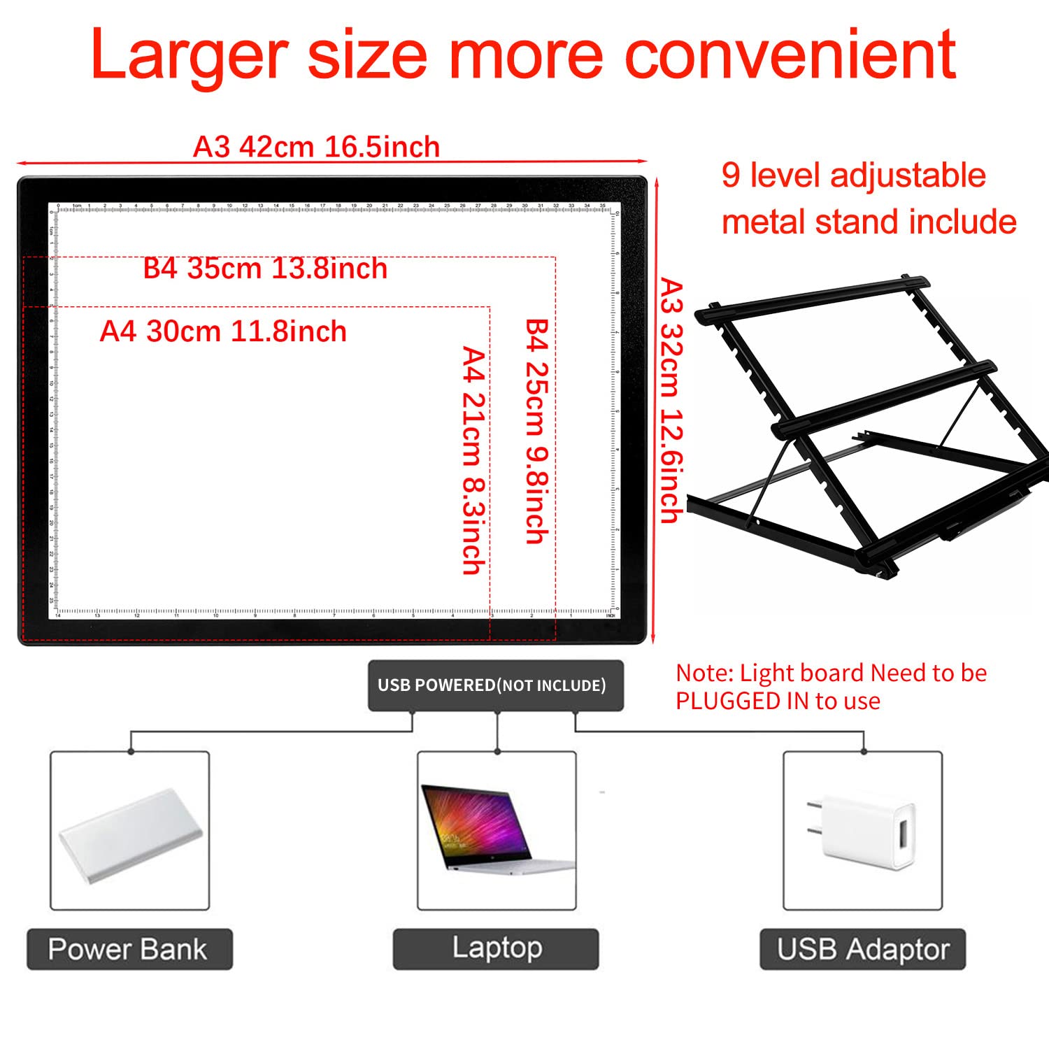 Mua DONPODER A3 Light Box for Tracing with Stand - Diamond Art Light ...