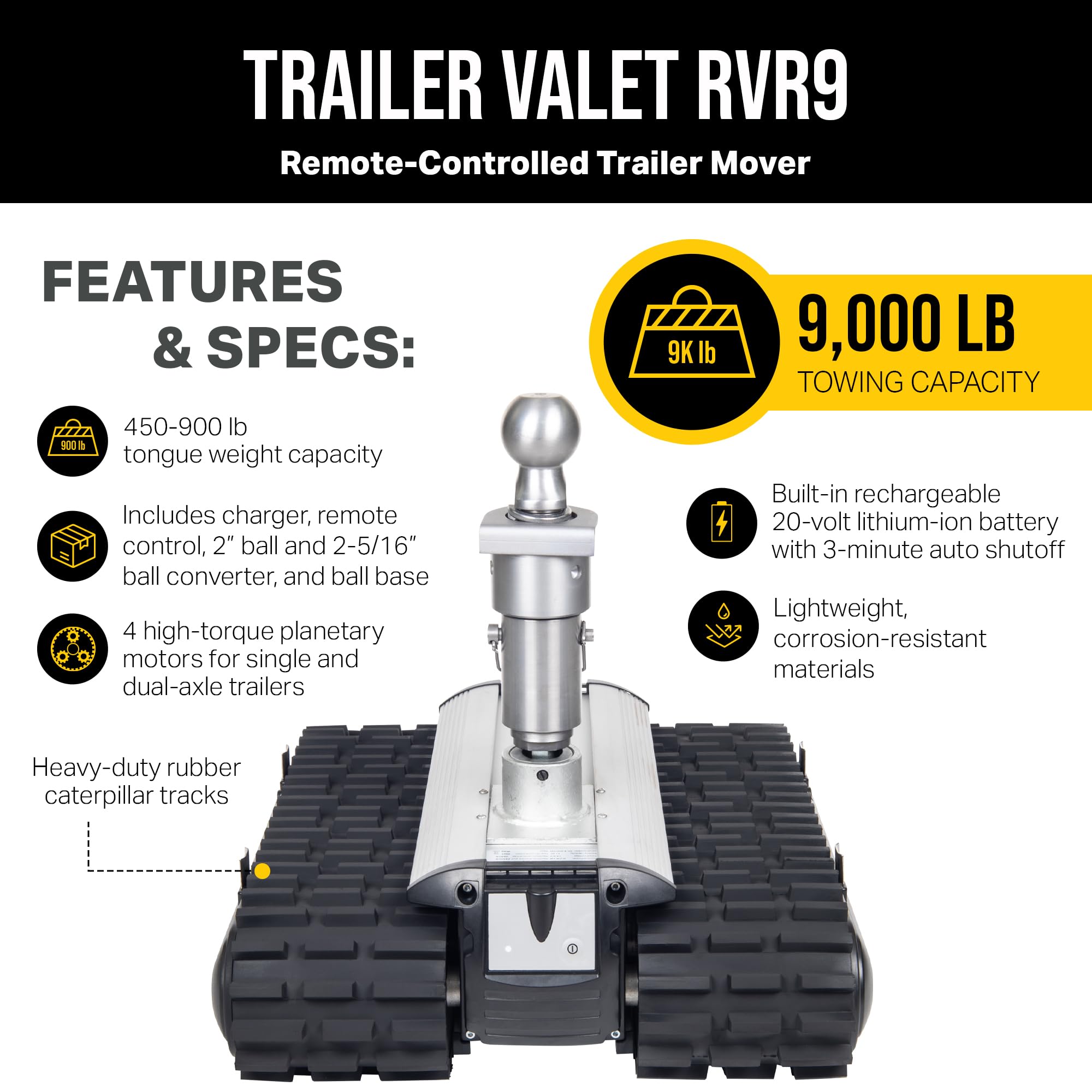 Mua Trailer Valet RVR9 Remote-Controlled Trailer Mover with 9,000 lb ...