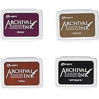 Amazon.com: Ranger Archival Ink Pad Set Mini 2 : Arts, Crafts & Sewing