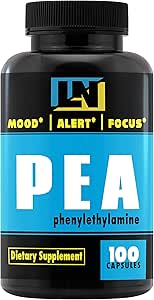 Amazon.com: PEA (Phenylethylamine) 100 Capsules. CNS Stimulant! Great ...
