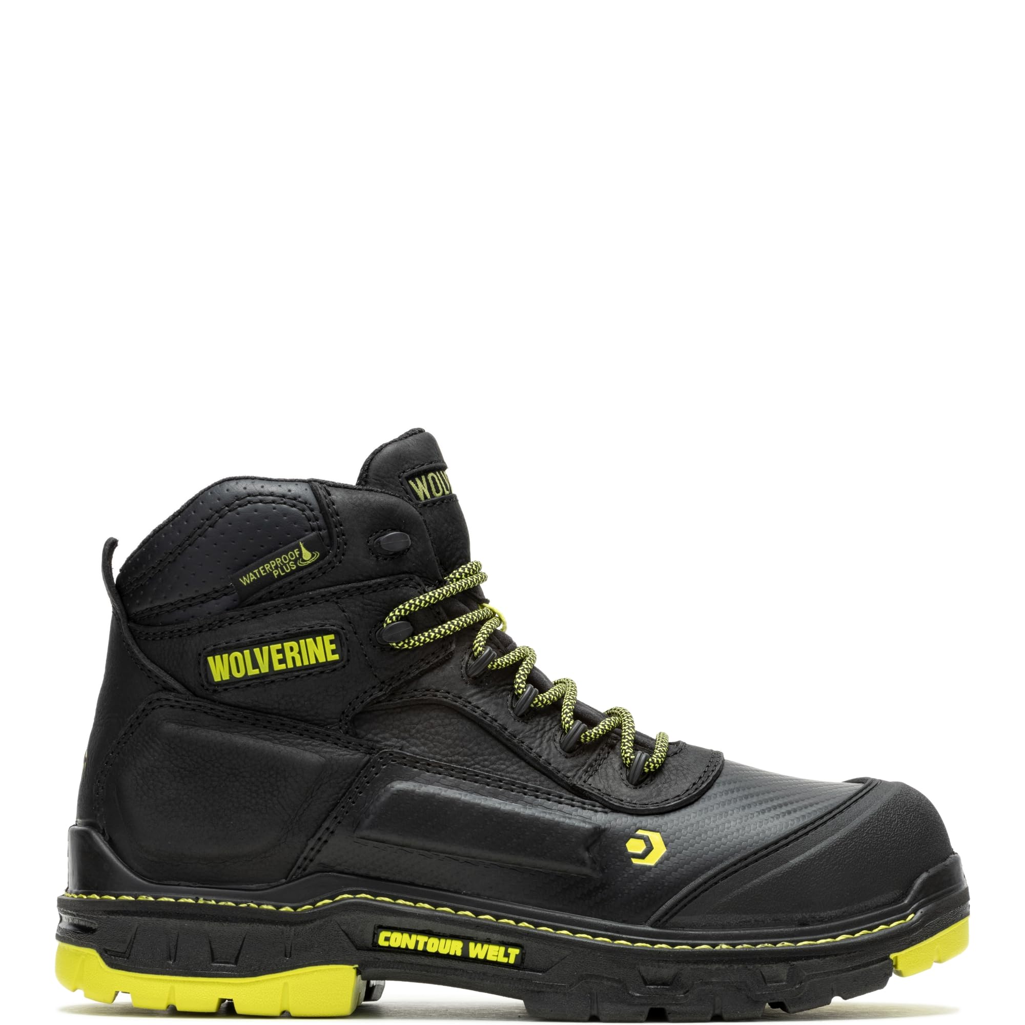 Wolverine Men's Overpass 6" Mid Composite Toe Waterproof Work Boot ...