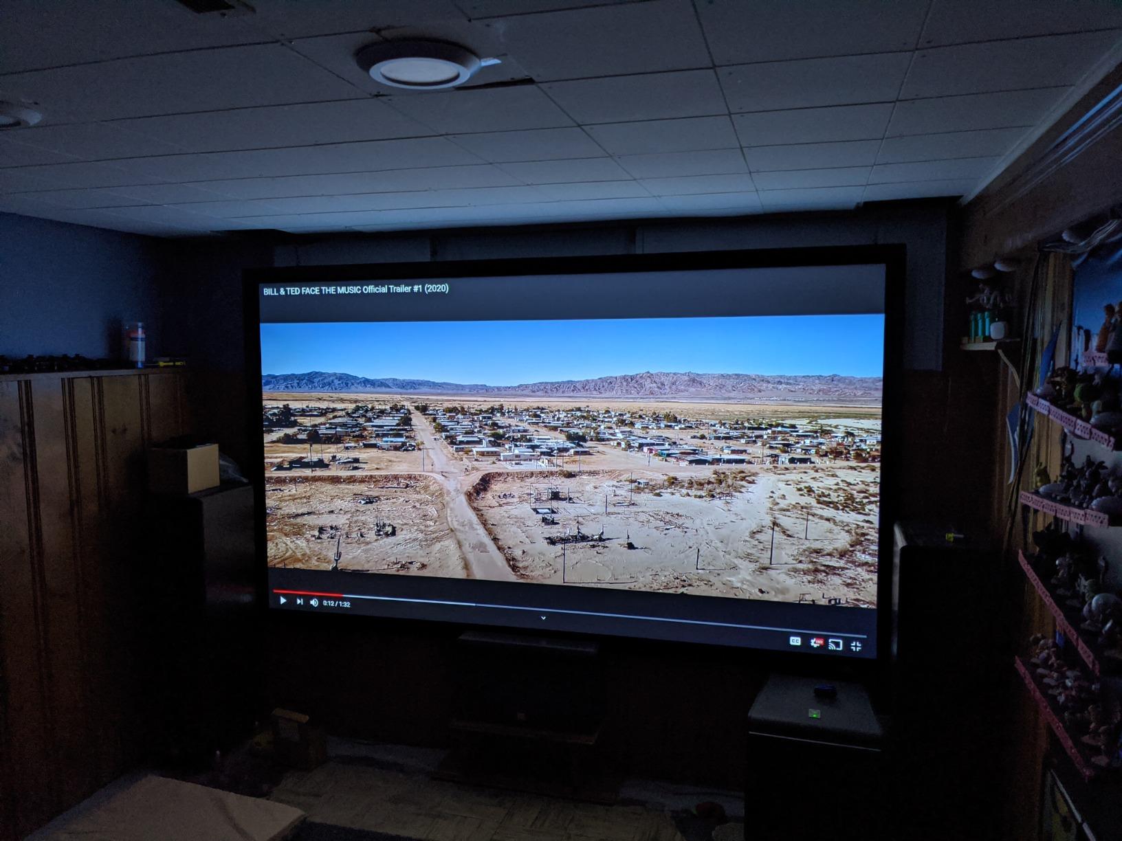 $49/mo - Finance Elite Screens Sable Frame B2 110-INCH Projector Screen ...