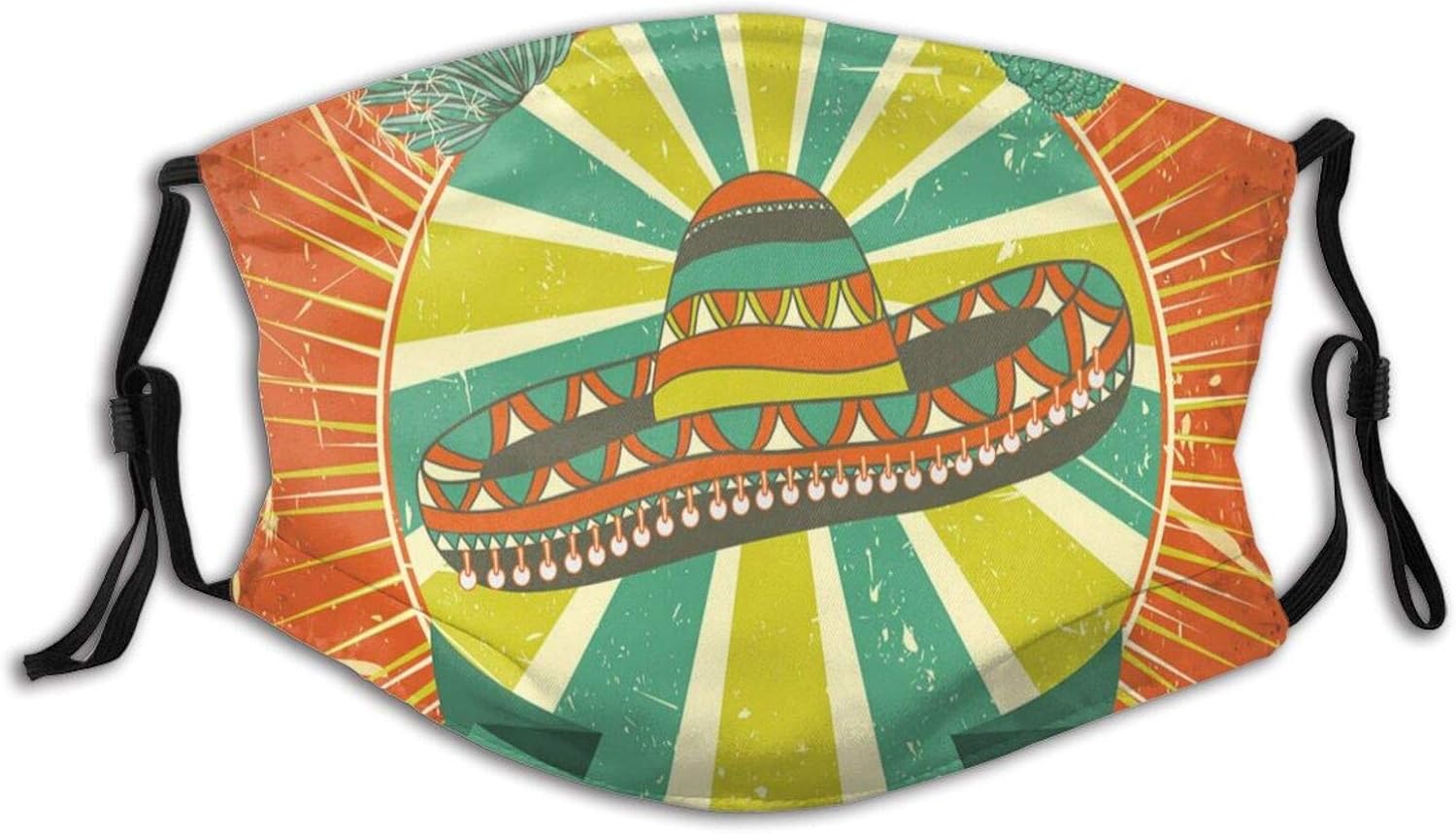 Adjustable face mask Latin America Culture Inspired Ethnic Sombrero and ...