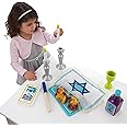 Amazon.com: KidKraft 21-Piece Wooden Shabbat Set with Sliceable Challah ...