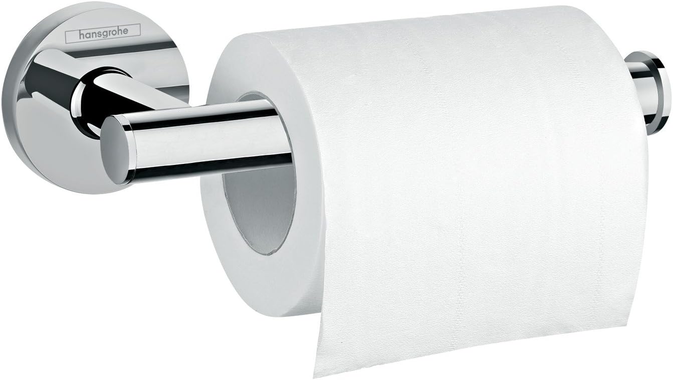 hansgrohe 41726000 Logis Universal Toilet Roll Holder Without Cover Bathroom Accessories, Chrome ...