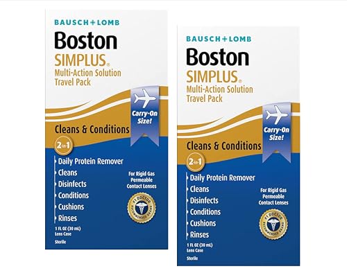 Boston Simplus Contact Lens Solution, for Gas Permeable Contact Lenses ...