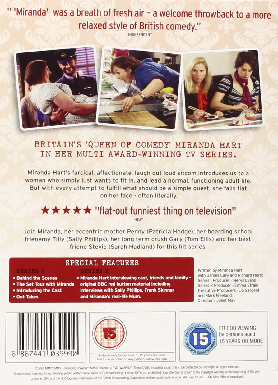 DVD Miranda - Series 1-2 - Complete (DVD, 2011, 2-Disc Set, Box Set ...