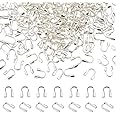 Amazon.com: PH PandaHall 200pcs Wire Guardian and Protectors Silver ...