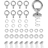 Strut Channel Nut and Eye Bolt Set - Heavy Duty Stainless Steel Eye ...