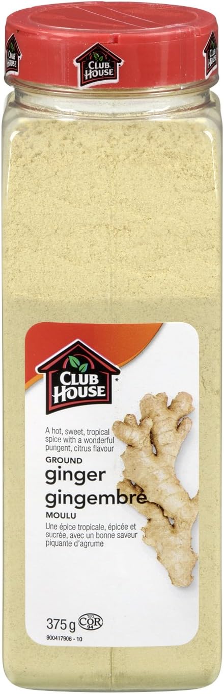 Club House, Quality Natural Herbs & Spices, Ground Ginger, 375g: Amazon ...
