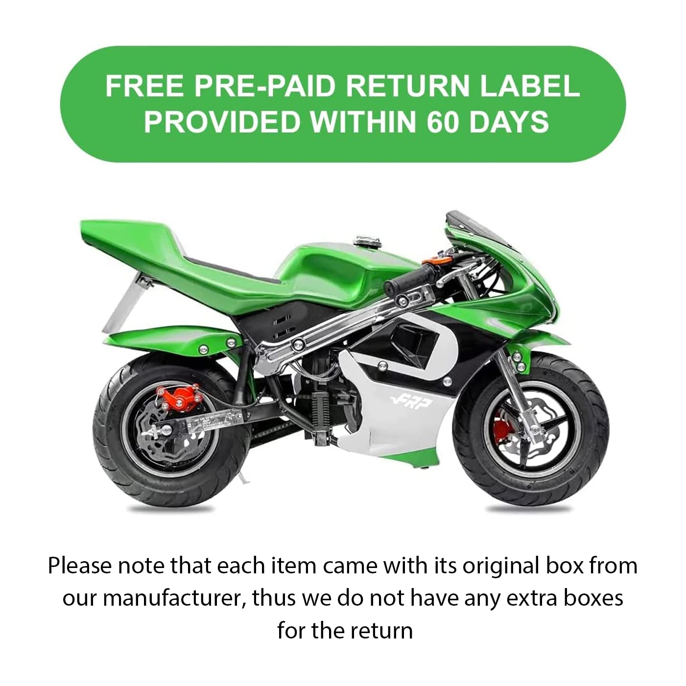 Mua FRP 50cc 2 Stroke Pocket Bike 02, EPA Approved Mini Bike for Kids ...