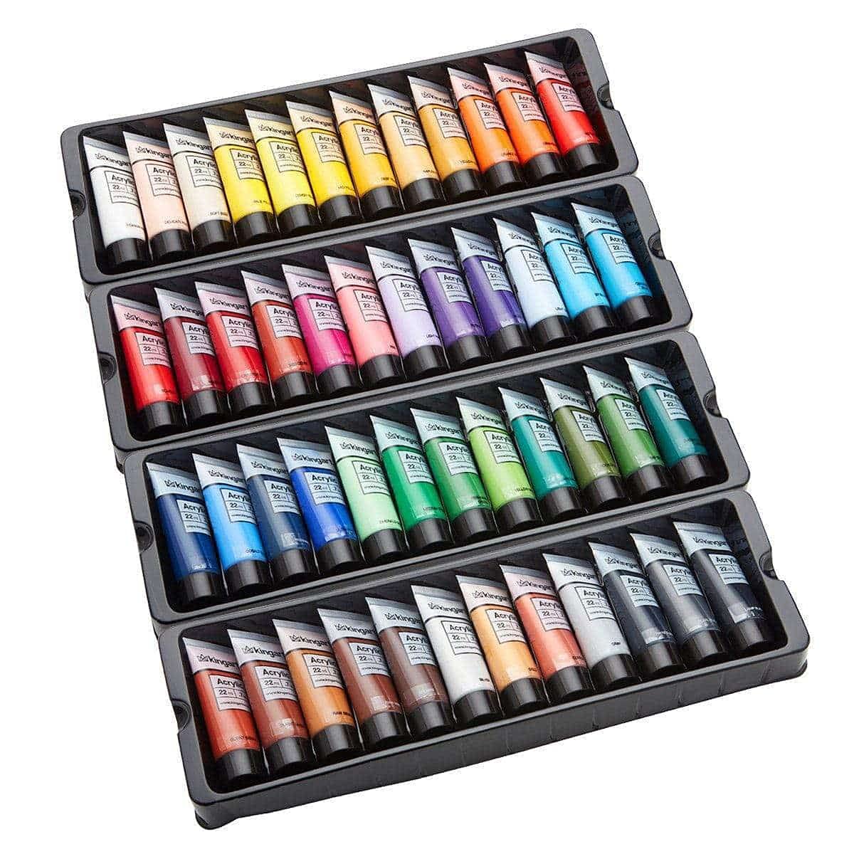Mua KINGART 500-48 PRO Artist Quality 48 Pc. Acrylic Paint Set, 22ml (0 ...