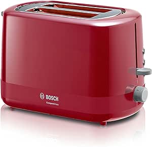 Bosch Compact Toaster CompactClass TAT3A114, Integrated Bun Attachment ...