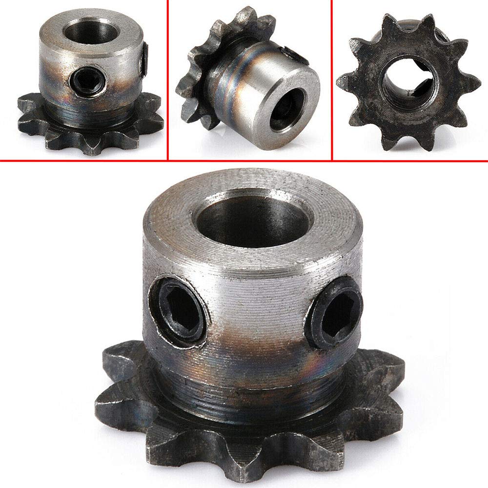 Mua Acxico 2Pcs 8mm Bore 10 Teeth 10T Metal Pilot Motor Gear Roller ...