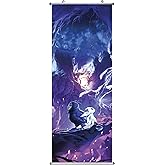 Amazon.com: CosInStyle Anime Scroll Poster - Fabric Prints 100 cm x 40 ...