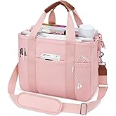 Amazon.com: KKXIU Large Canvas Tote Bag for Women with Zipper and Compartments Crossbody Work ...