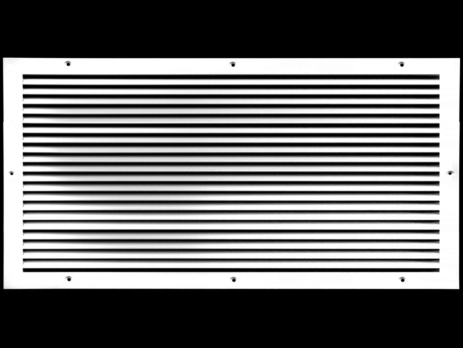 HVAC Premium 24'' X 18" Aluminum Return Grille - Easy Air Flow - Linear ...