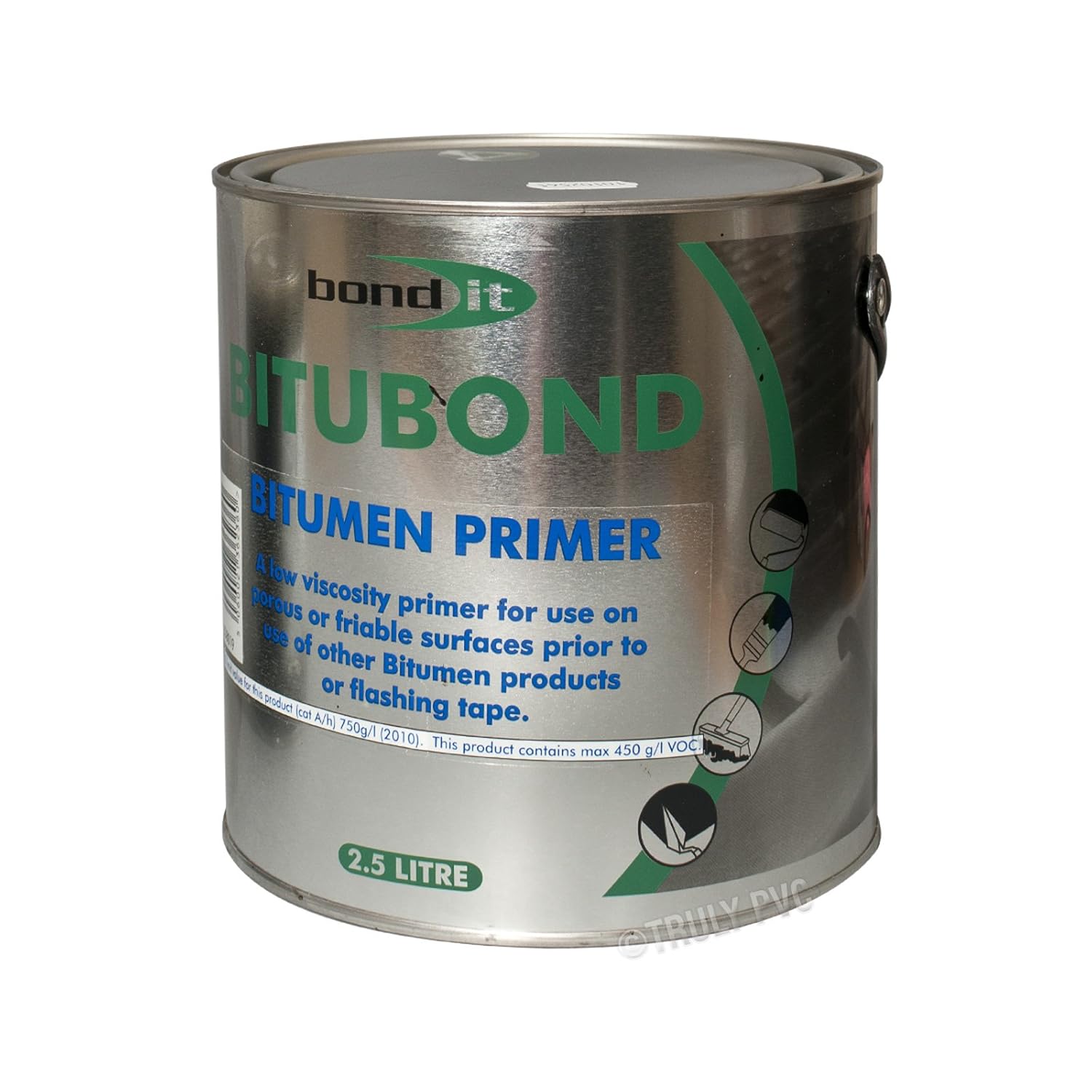 Bond-It Bitubond BDB034 Bitumen Primer (2.5 Ltr) - Seals, Waterproofs ...