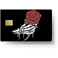 Amazon.com: Rose Credit Card Stickers Skin No Bubble Slim Waterproof ...