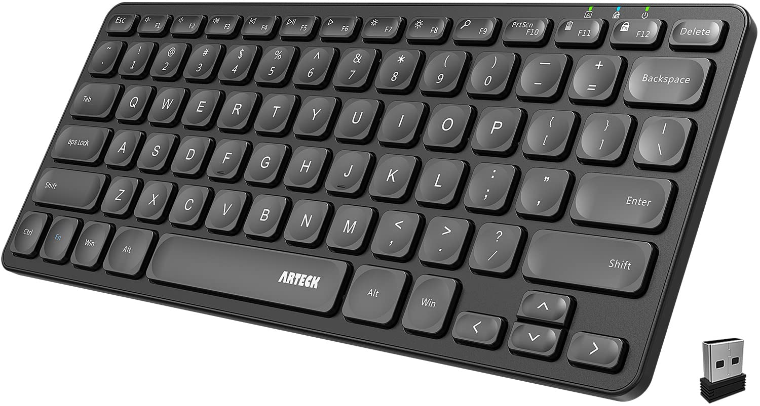 Mua Arteck 2.4G Wireless Keyboard Wireless Lightweight Full Size Media ...