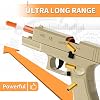 Soft Bullet Toy Gun - Stress Shot with Semi-Automatic Mode, Realistic ...