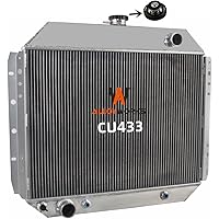 Amazon.com: ALLOYWORKS 3 Row Aluminum Radiator for Ford Trucks F100 ...