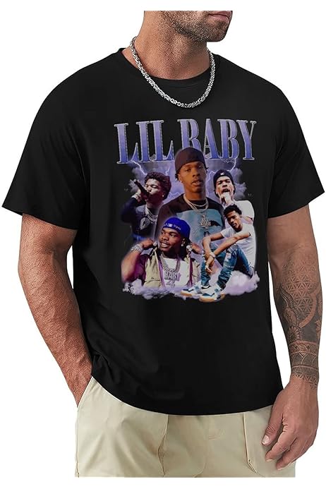 Lil Tjay T Shirt Men Women Unisex Tops Fashion Summer Tee