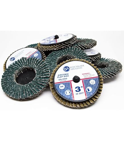 Paint Stripper Benchmark Abrasives 3" Quick Change Zirconia Flap Disc ...