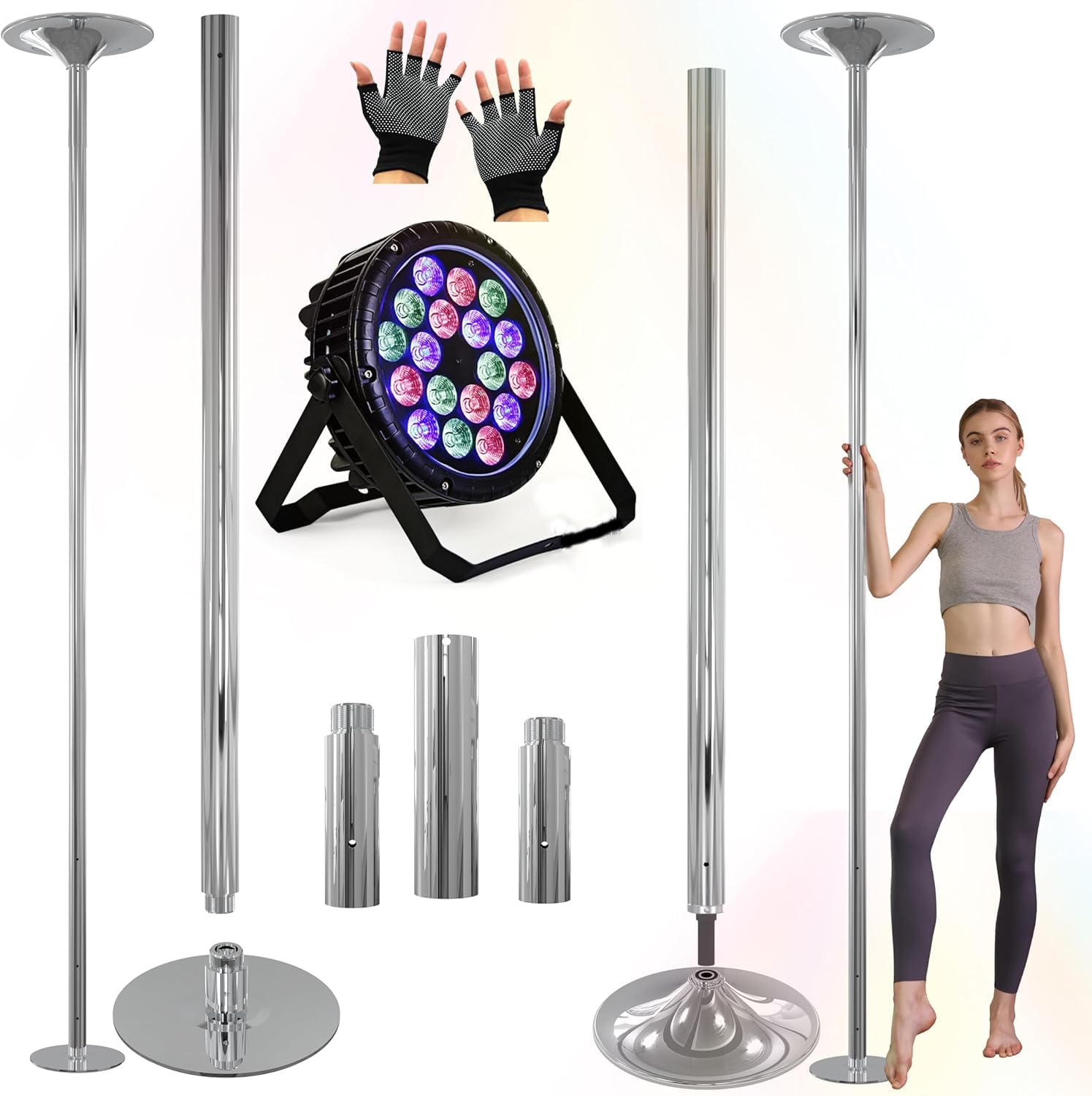 Mua GOODTIMES Dance Pole - Professional Dancing Pole with LED Lights ...