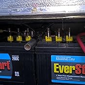 Amazon.com: Battery Watering System Caps with Water Level Monitors for ...