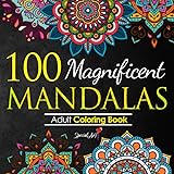 Amazon - 100 Magnificent Mandalas: An Adult Coloring Book with more ...