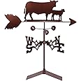 Amazon.com : SWEN Products Cow and Calf Weathervane (Roof Mount ...