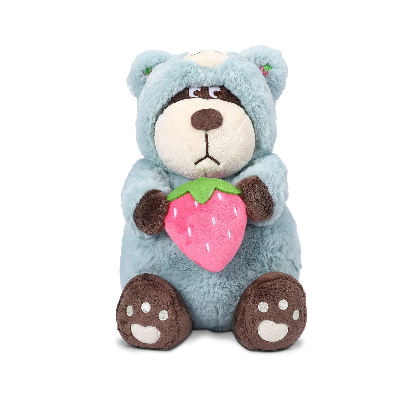 Hansbear 13”Plush Cute Stuffed Animal, Soft Stuffed Srawberry Bear with ...