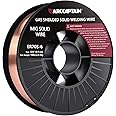 ARCCAPTAIN Mig Welding Wire, 0.035 10Lb Mig Wire ER70S-6 10Lbs Gas Solid Carbon Steel Low ...