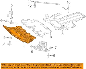 Amazon.com: Genuine Mercedes-Benz Front Shield 213-520-42-00: Automotive
