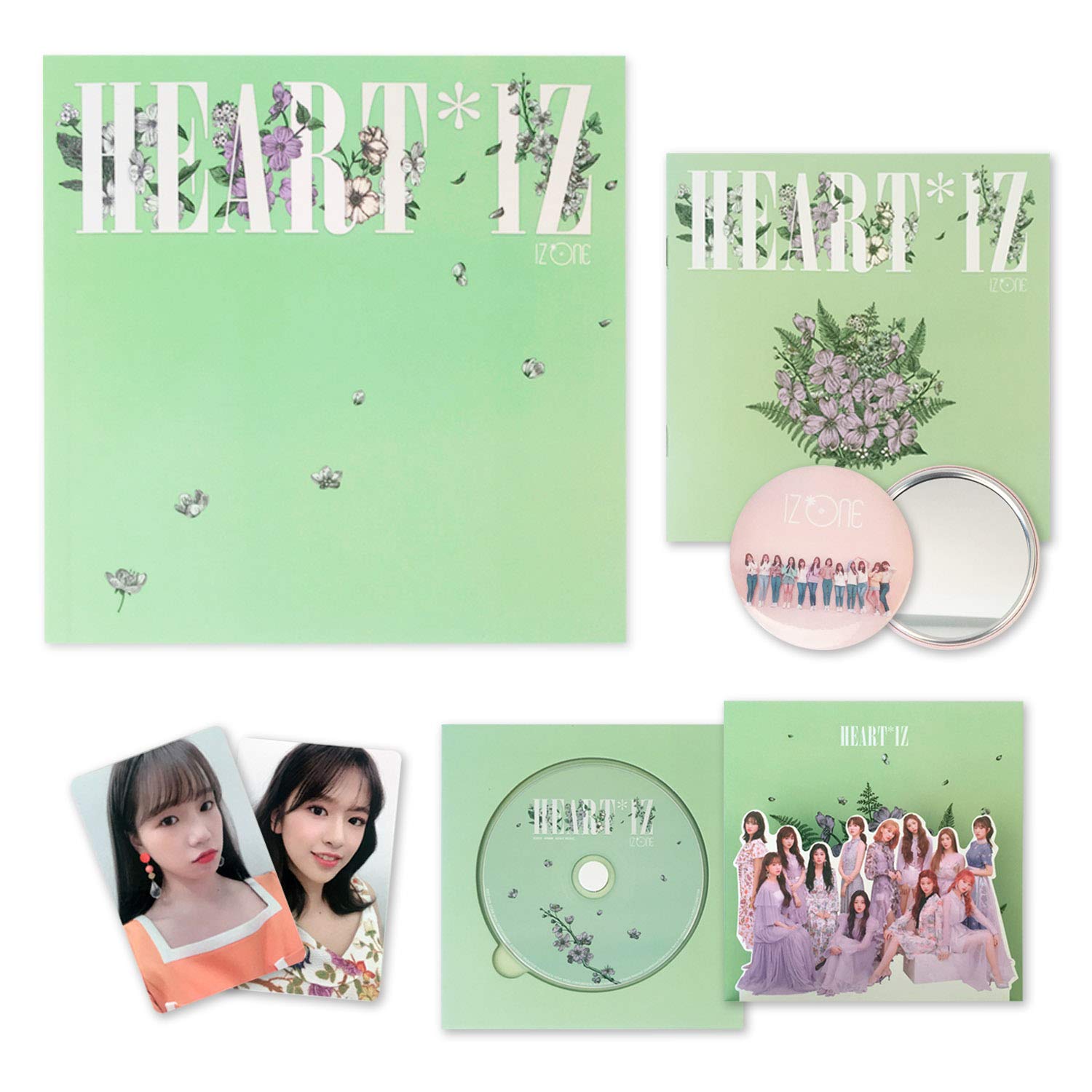 IZONE 2nd Mini Album - HEART*IZ CD + Mini Photobook + Booklet ...
