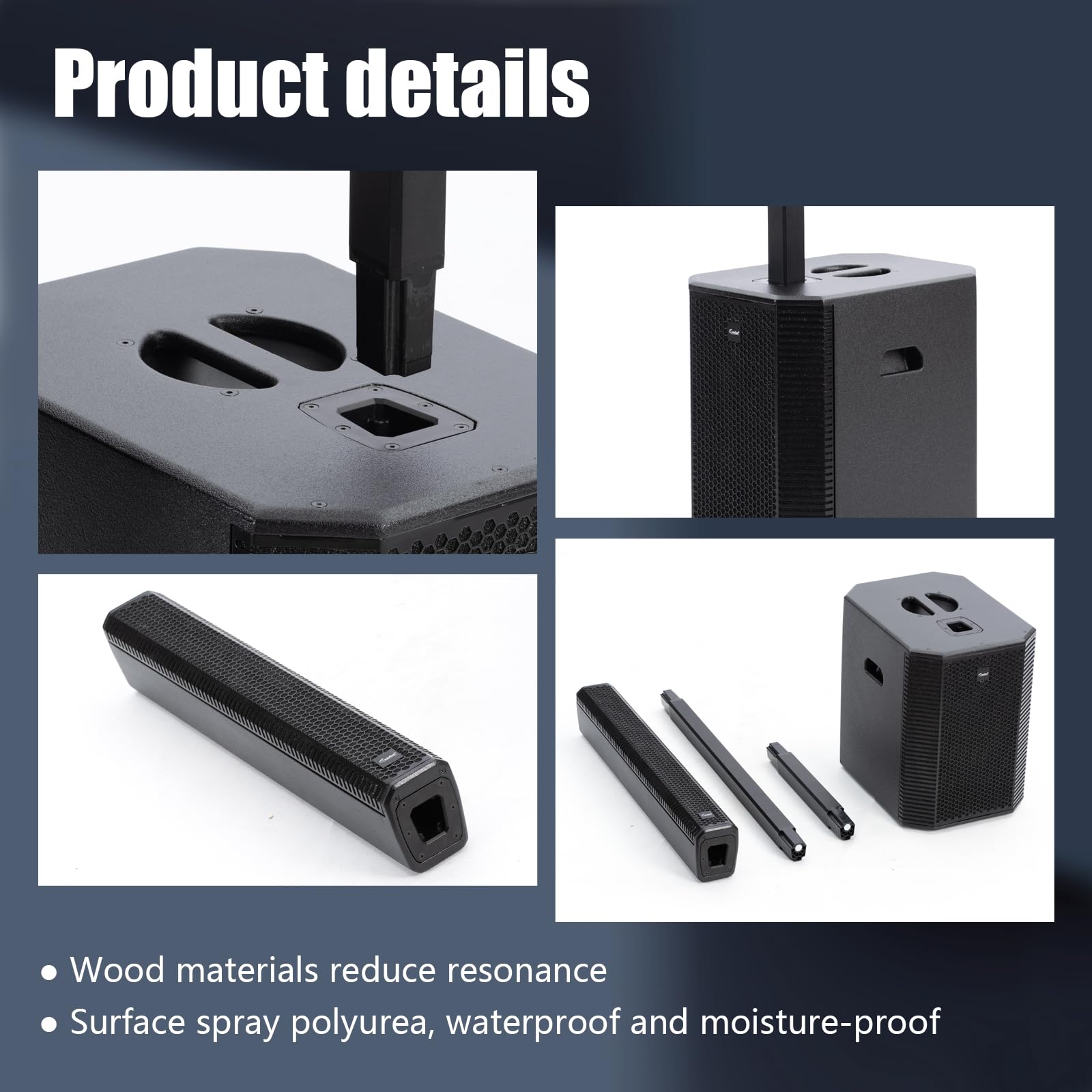 Mua EXOTON S-1203 Portable Line Array Column PA/DJ System with 12 ...