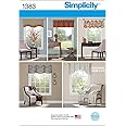 Amazon.com: Simplicity 1383 Window Valances Sewing Patterns, 36'' to 40 ...
