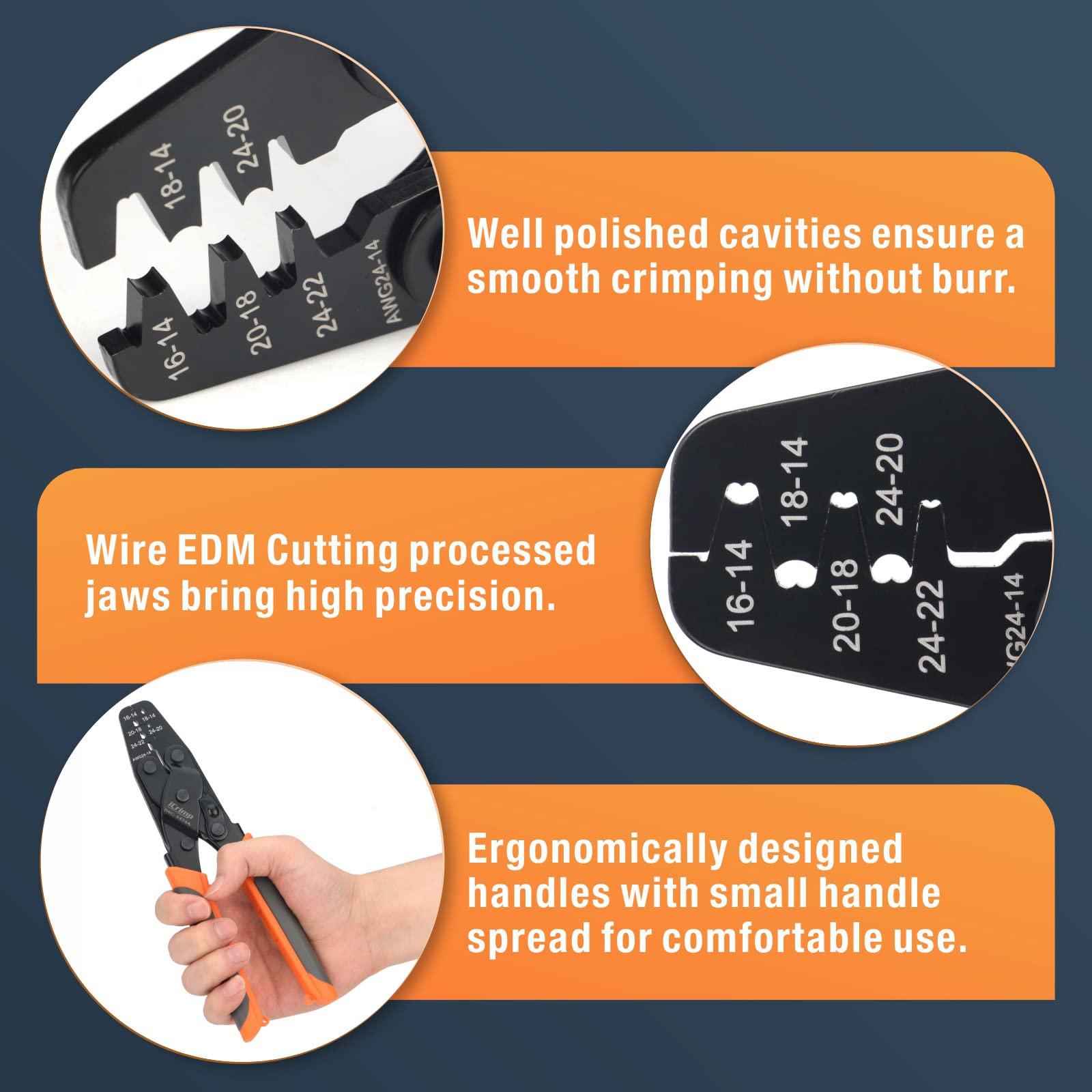 Mua iCrimp Open Barrel Crimping Tool Wire Crimper for Deutsch Stamped ...