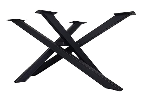Amazon.com: Criss Cross Metal Table Base - Any Size and Color: Handmade