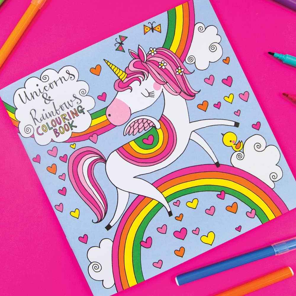 Rachel Ellen Children’s Unicorn & Rainbows Colouring Book – BigaMart