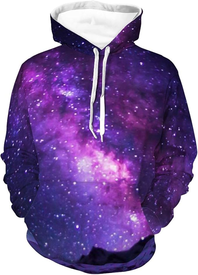 Sudaderas para los hombres de las mujeres de la galaxia brillante ...