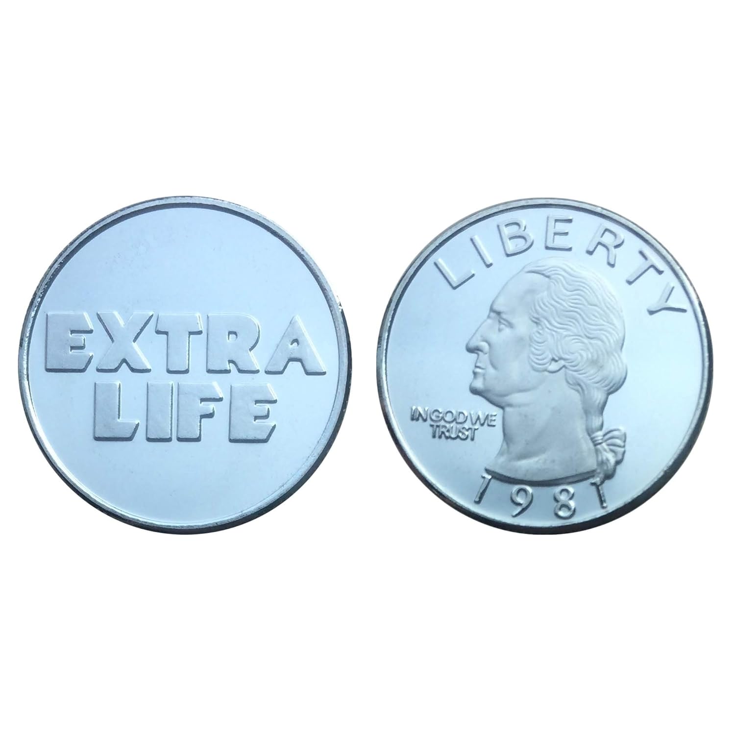 Ready Player One Extra Life Coin Quarter Bronze LM LM01 Oasis Extra ...