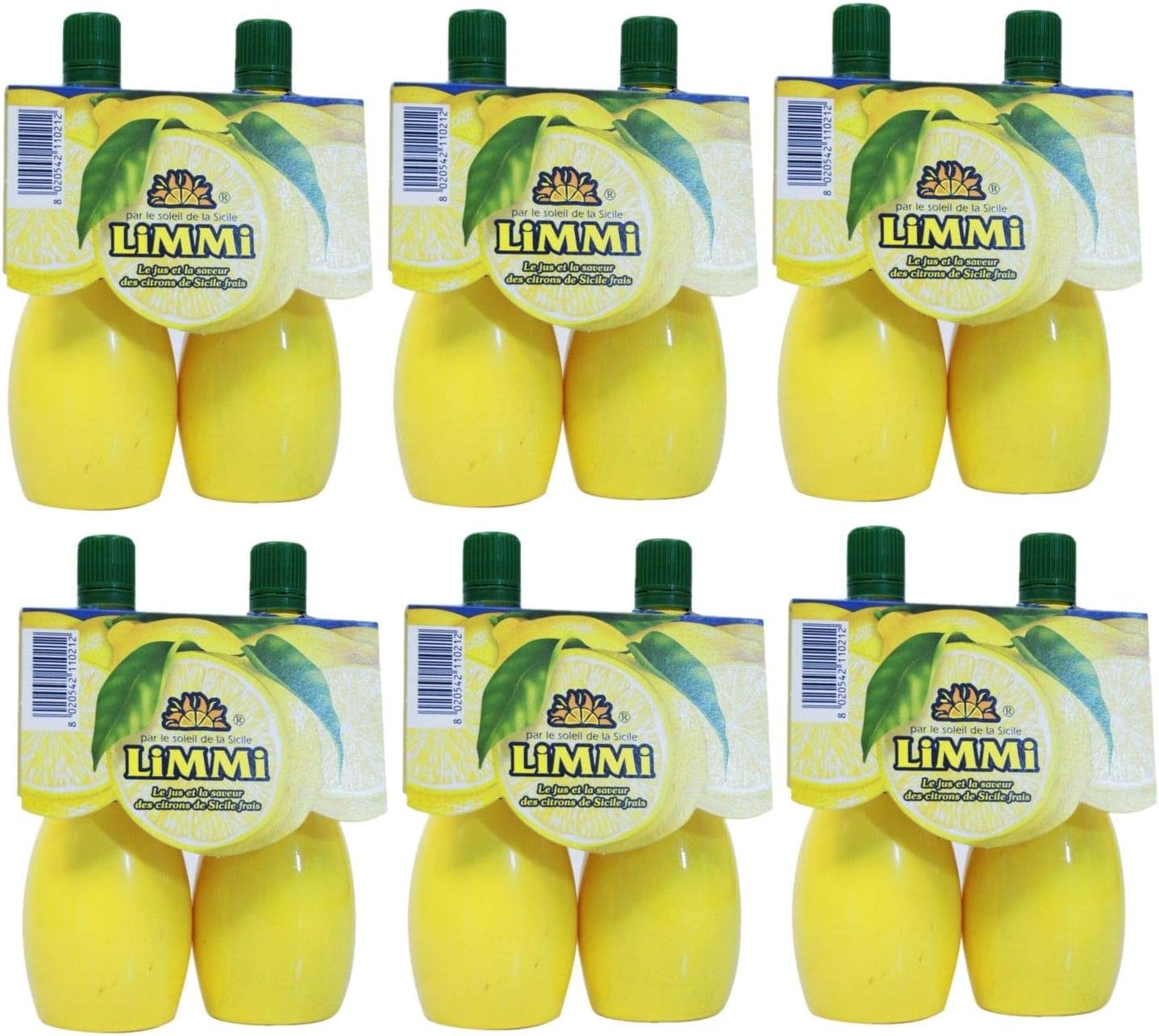 Lot 6x Lot 2x Jus citron pressé - Limmi - Pipette 125 ml: Amazon.fr ...