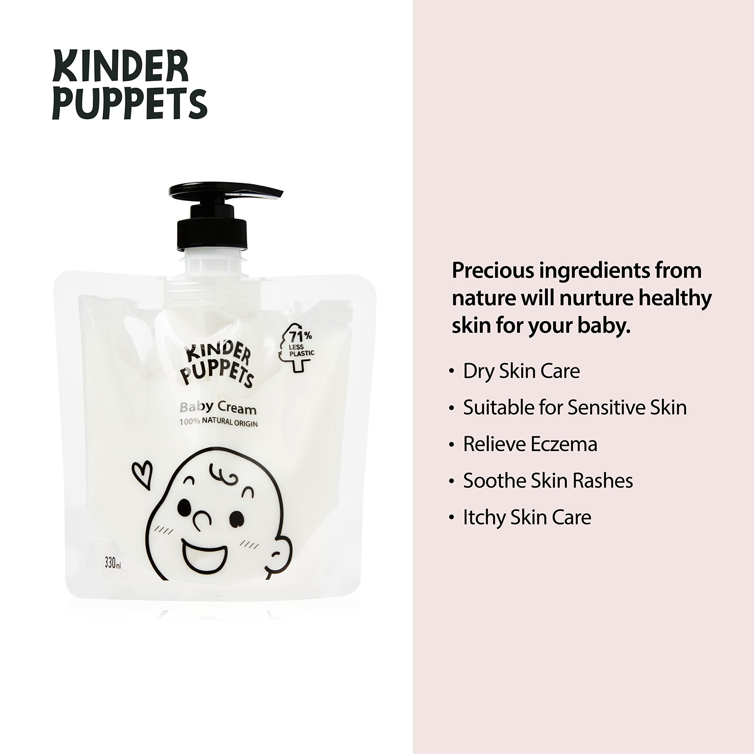 Mua Kinder Puppets Korean Baby Cream | 100% Natural Moisturizer for ...