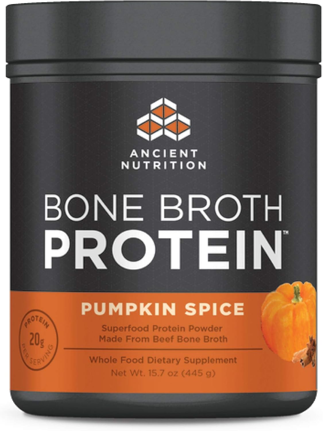 Amazon.com: Ancient Nutrition Bone Broth Protein Powder, Pumpkin Spice ...