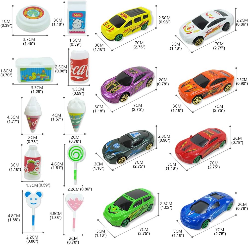 CestMall Racing Cars Toy Set with Activity Play Mat Alloy Metal Race ...