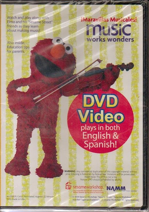 Elmo - Music Works Wonder (Maravillas Musicales): Amazon.ca: DVD