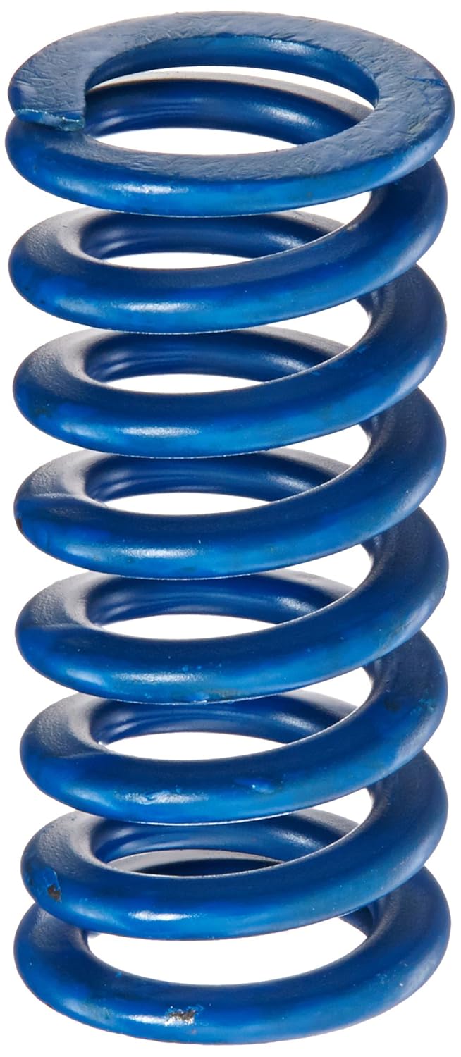 Die Spring, Medium Duty, Closed & Ground Ends, Blue, 0.625" Hole ...