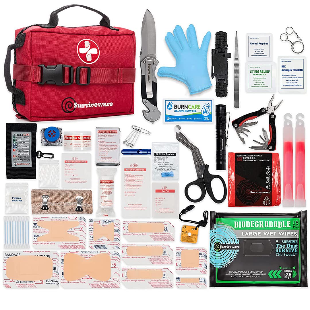 Mua Survival First Aid Kit - Emergency Preparedness at Home, Car ...